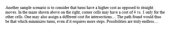 Solved Solving Mazes Using Stacks and Queues Write a maze | Chegg.com