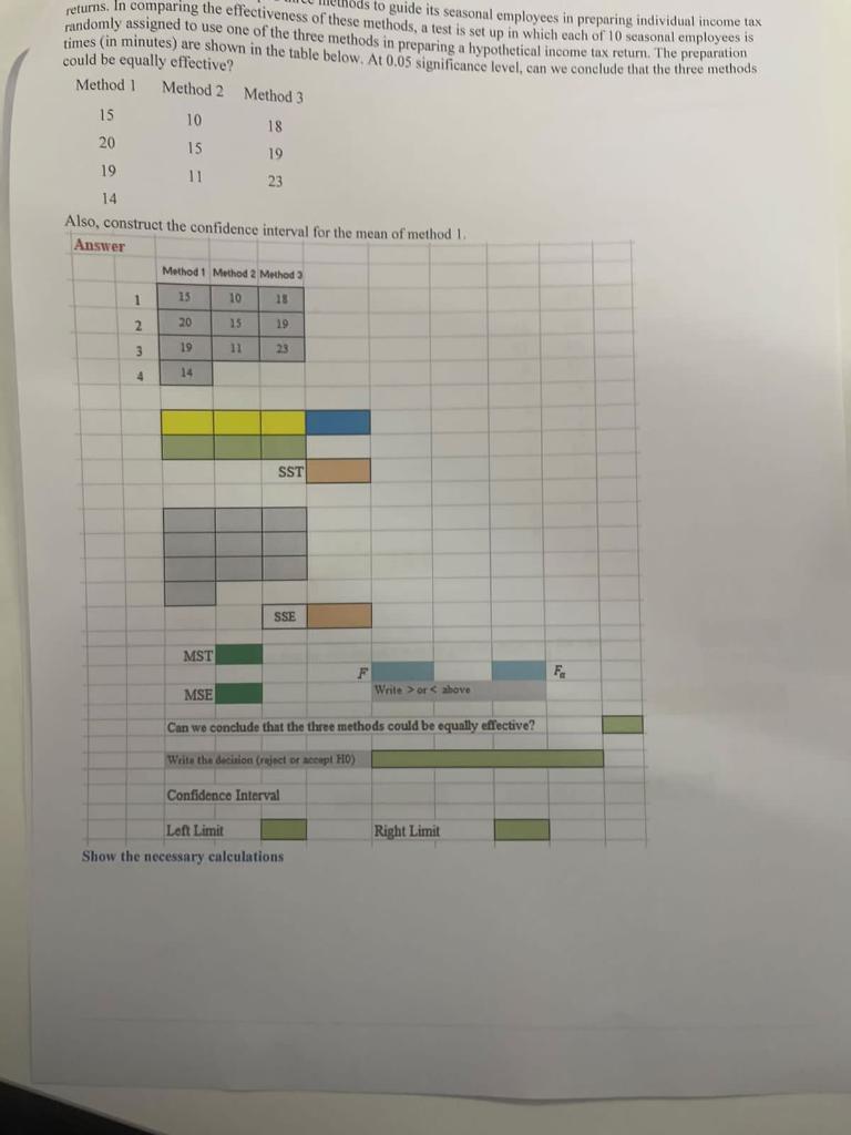 Solved returns. In comparing the effectiveness of these to | Chegg.com