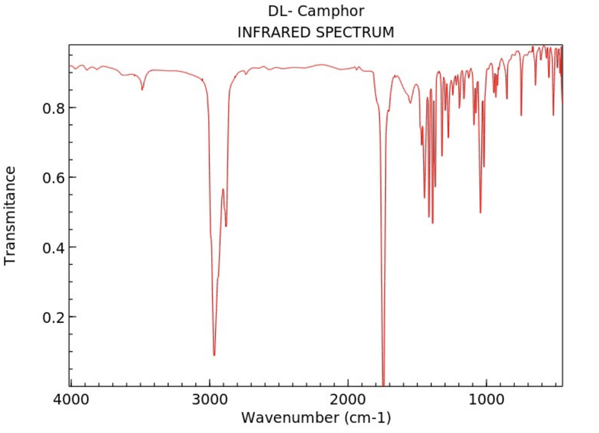 Solved Camphor Analyze any given IR and/or NMR data below. | Chegg.com
