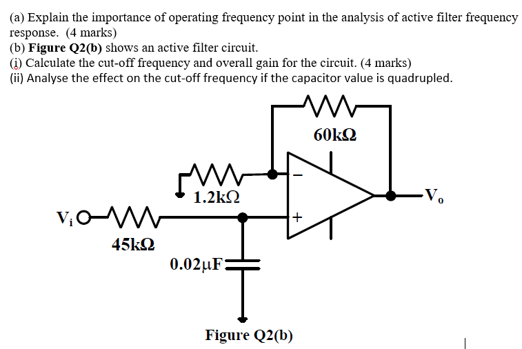 Solved (a) Explain the importance of operating frequency | Chegg.com