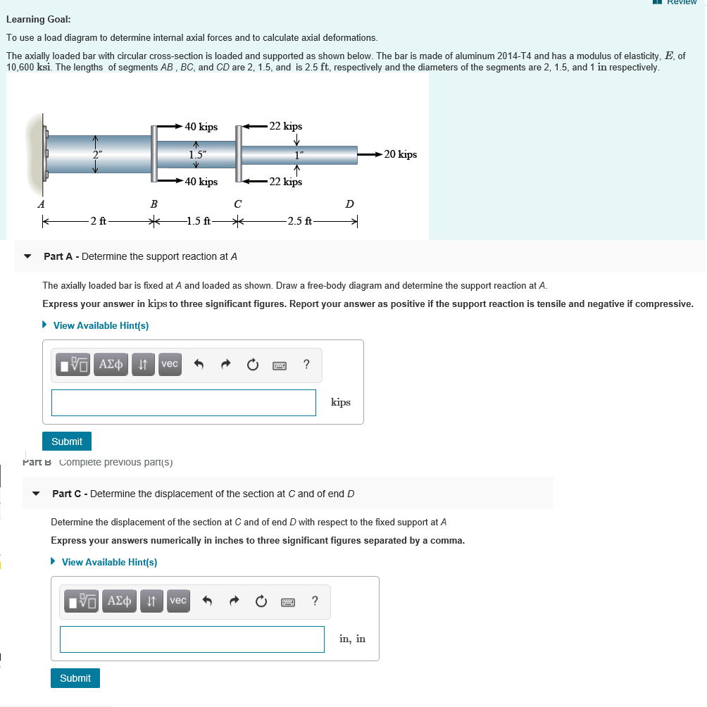 Solved Learning Goal To use a load diagram to determine | Chegg.com