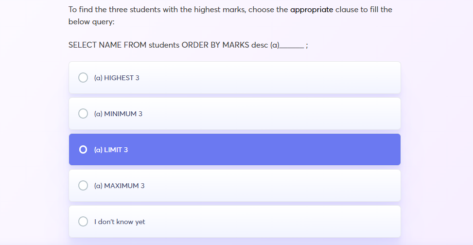 Solved You are a full stack developer at a e-learning | Chegg.com