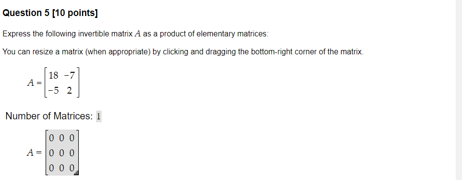 Solved Question 5 [10 points] Express the following | Chegg.com