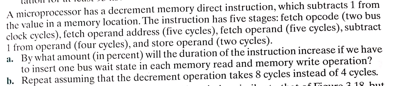 Solved A microprocessor has a decrement memory direct | Chegg.com