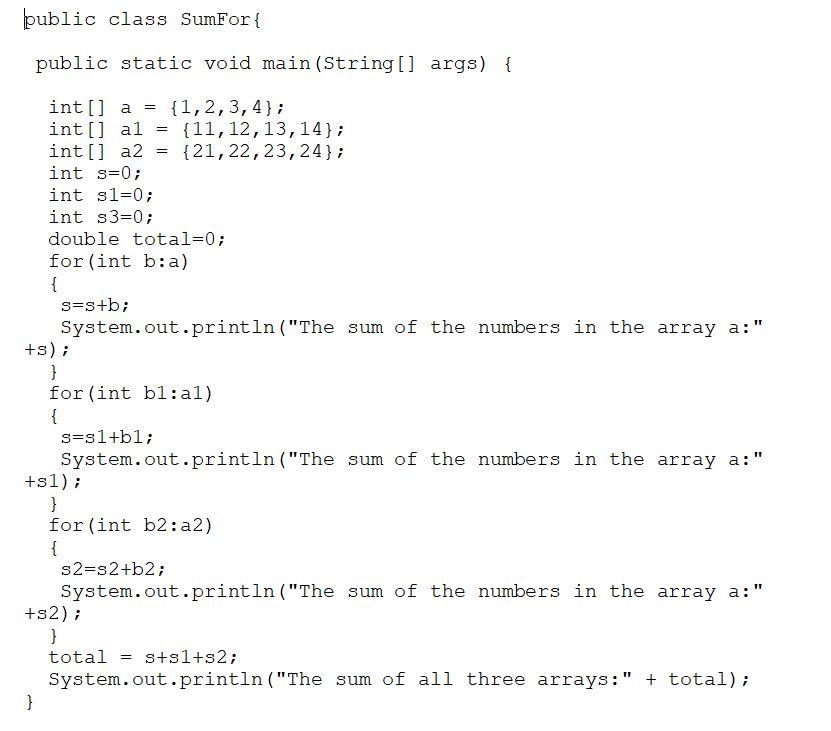 Solved Question Using Foreach Function And For Function 1596