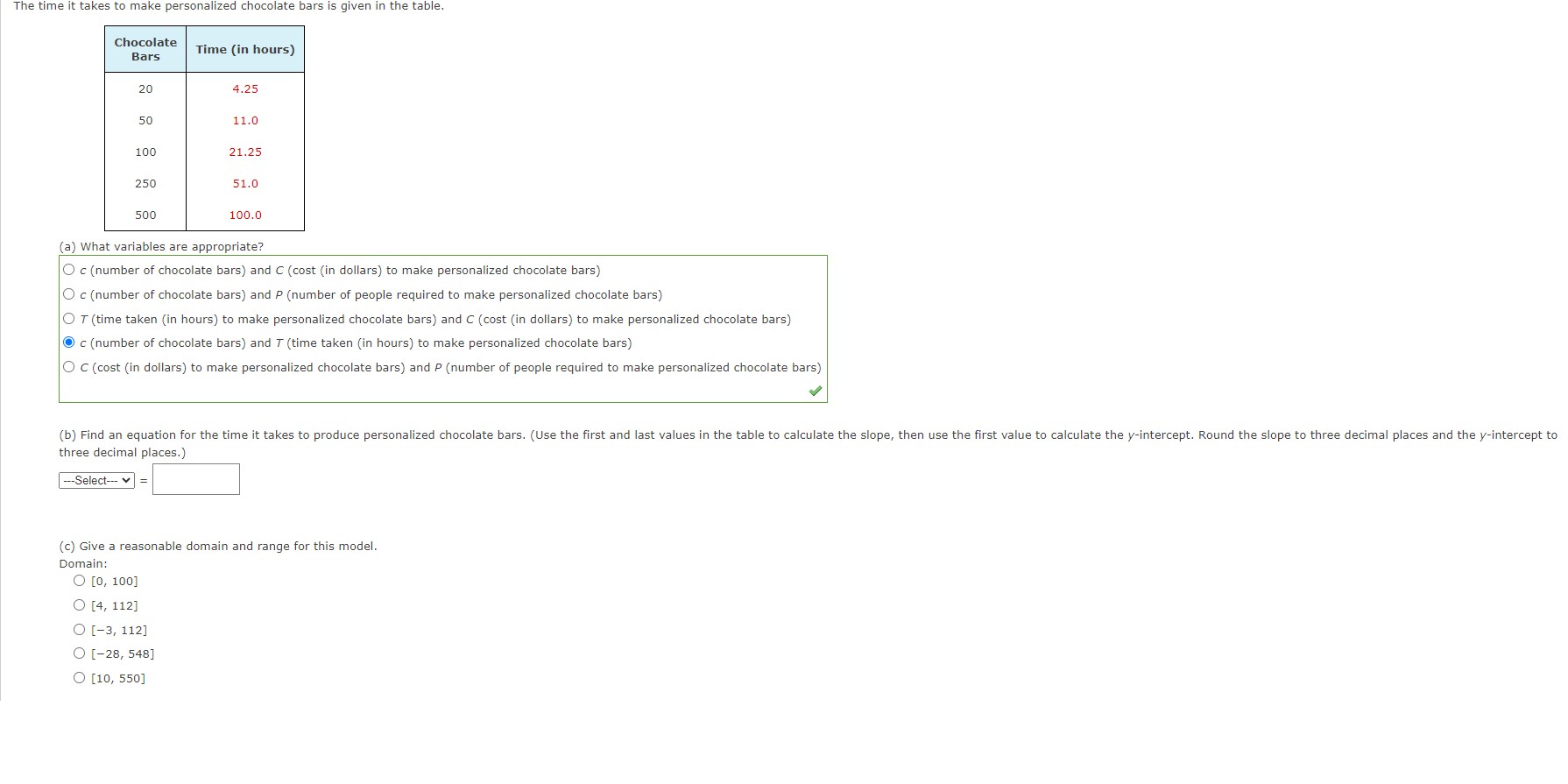 Solved Range: [2.26,109.72] [0.270,20.17] [−5.30,109.32] | Chegg.com