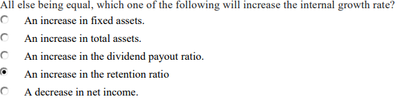 Solved All else being equal, which one of the following will | Chegg.com