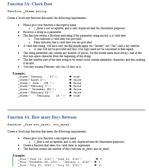 Solved Hey, I have the following functions in Javascript, I | Chegg.com