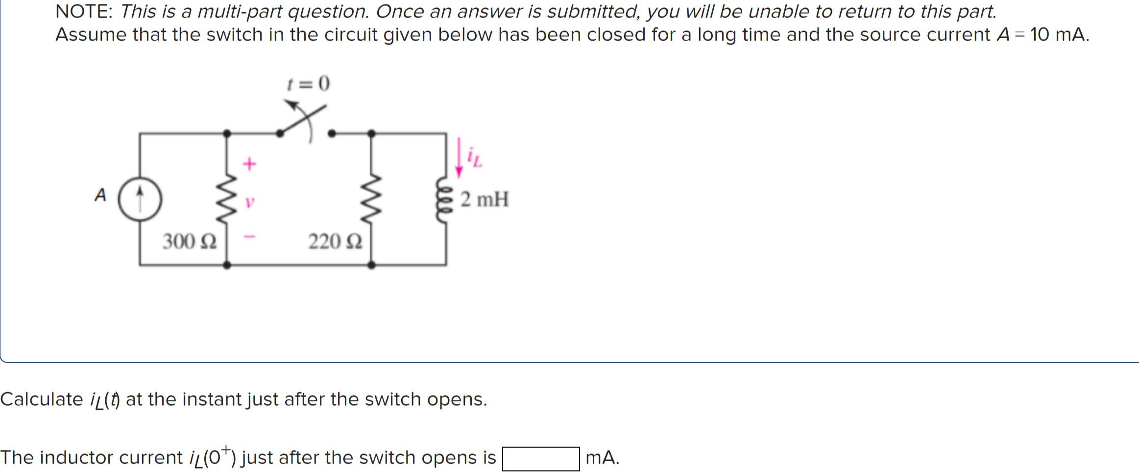 Solved NOTE: This is a multi-part question. Once an answer | Chegg.com