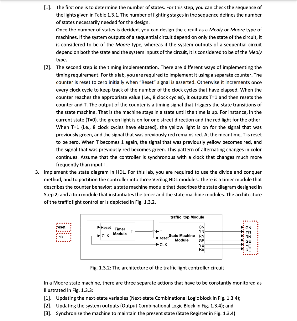 Solved Lab: Gridlock Game - HDL-based Traffic Light | Chegg.com