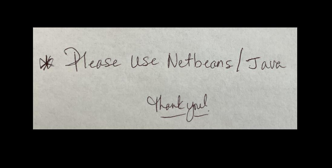 Solved * Please use Netbeans/ Java thenkyoul.Write a class | Chegg.com Solved * Please use Netbeans/ Java thenkyoul.Write a class | Chegg.com