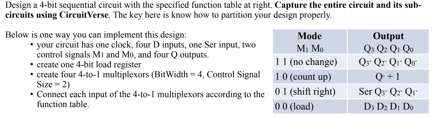 Solved Design a 4-bit sequential circuit with the specified | Chegg.com
