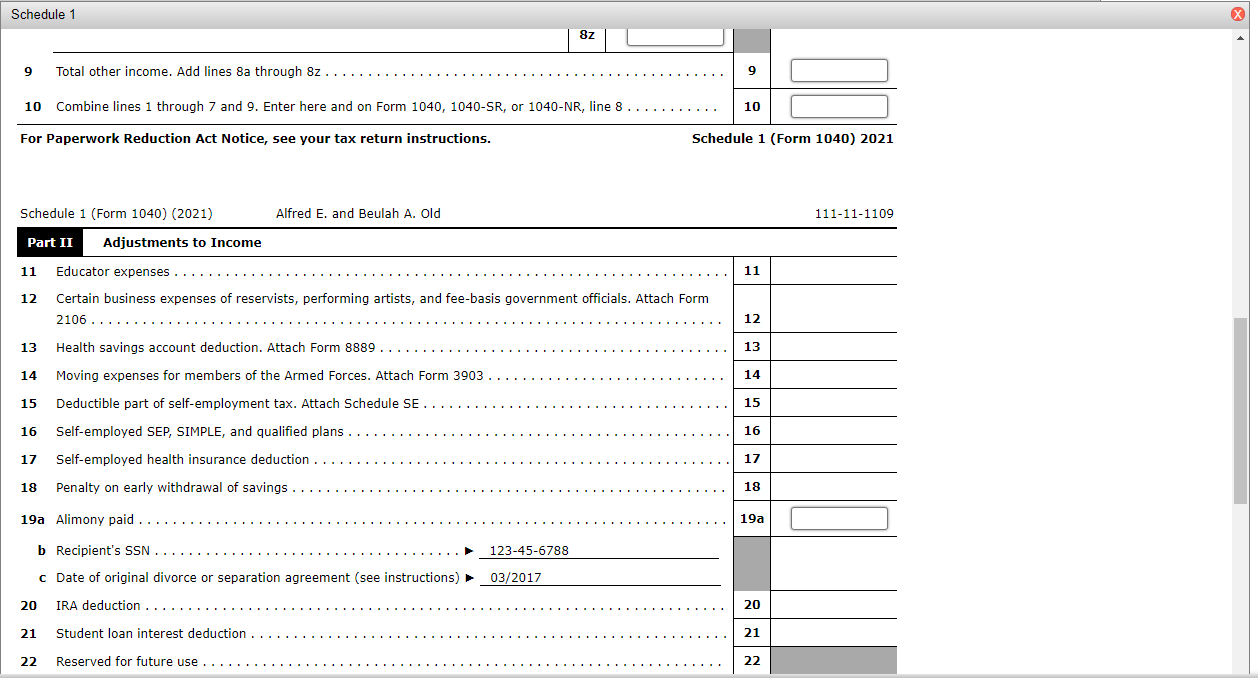Solved Complete Federal Statements for Alfred E. and Beulah | Chegg.com