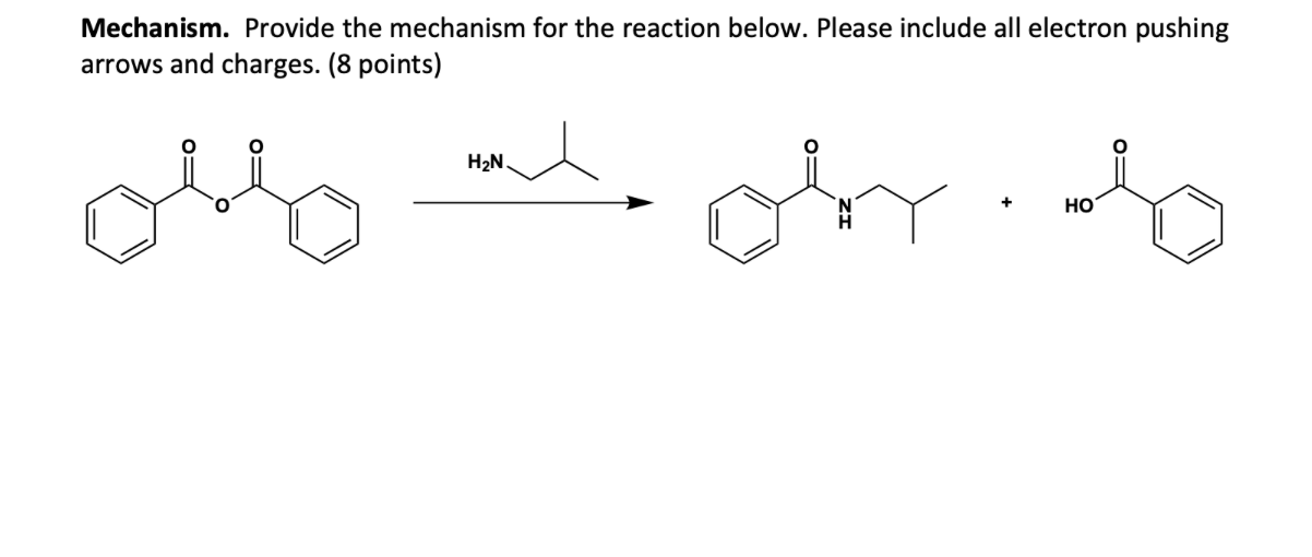 Solved Mechanism. Provide the mechanism for the reaction | Chegg.com