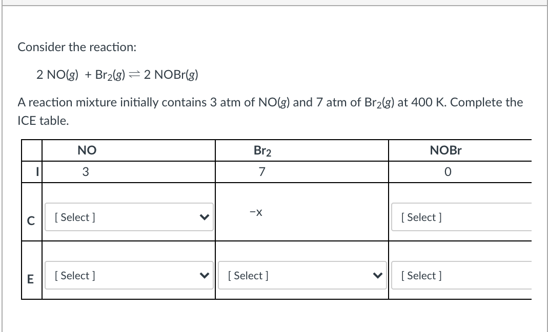 Solved Consider the reaction: 2 BrCl(g) = Br2(g) + Cl2(g) If | Chegg.com