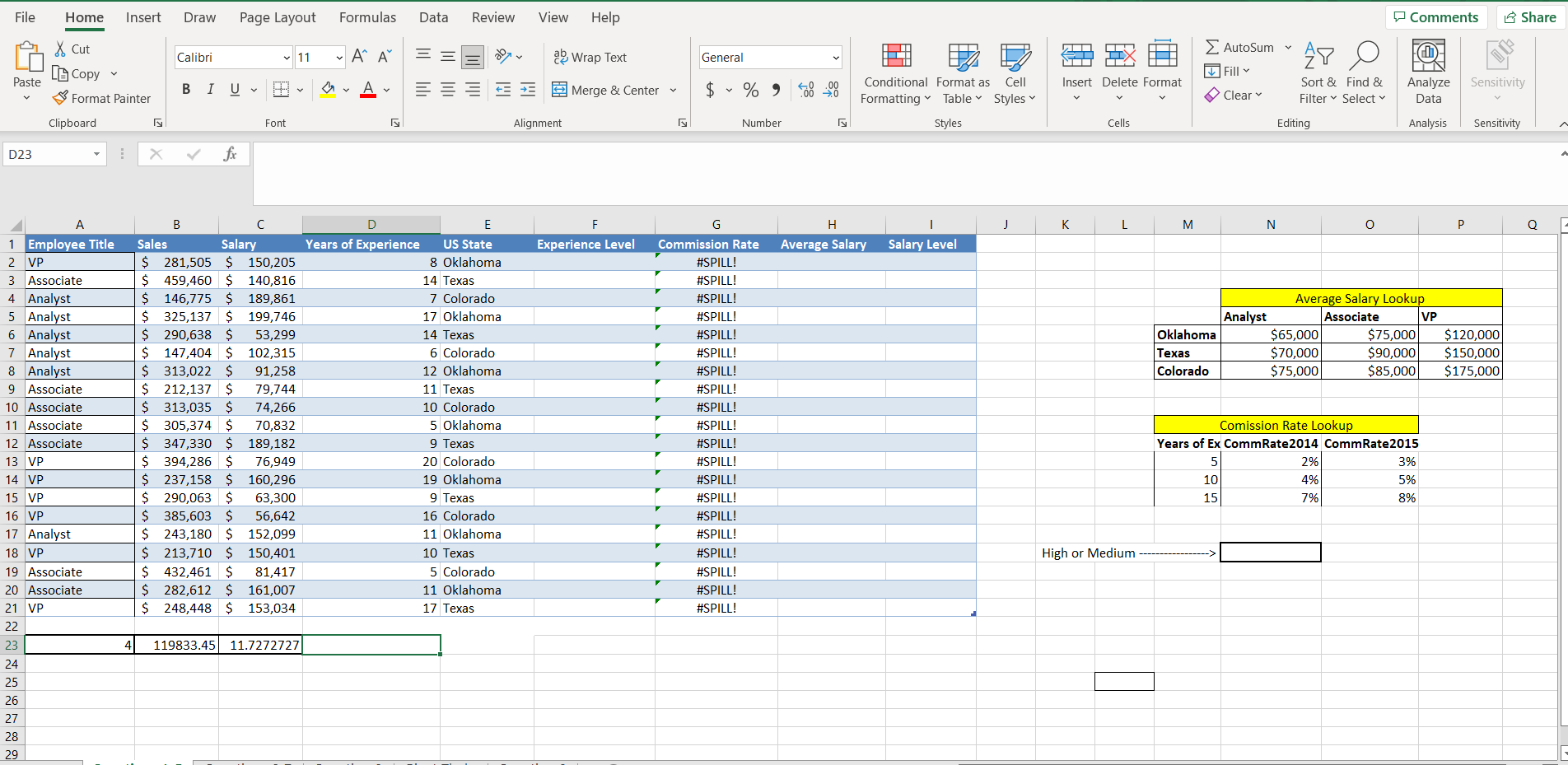 Solved |In cell G2, write a formula using the VLookup | Chegg.com
