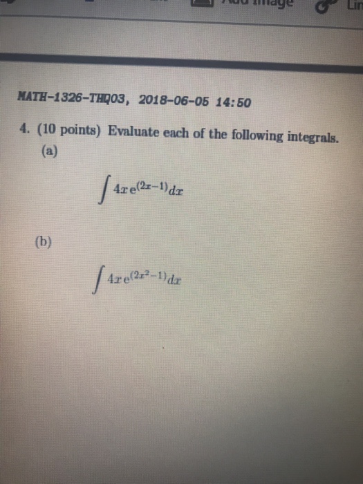 Solved Lin MATH-1326-THQ03, 2018-06-05 14:50 4. (10 points) | Chegg.com