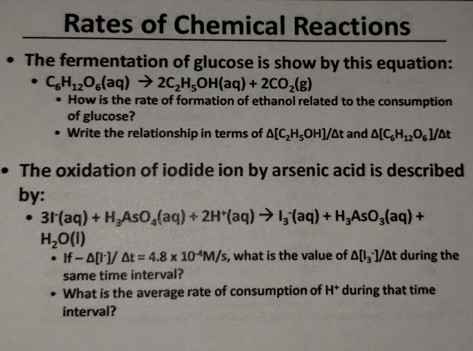 Glucose Oxidation Rate Formula