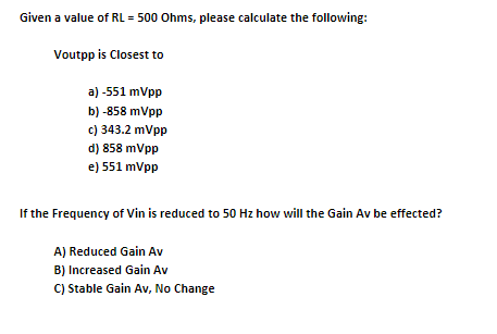 Solved 1) For the VDB shown below, please find the following | Chegg.com