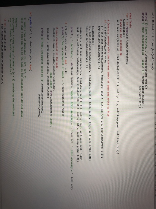 nport sys, os mport numpy as np mport tensorflow as | Chegg.com