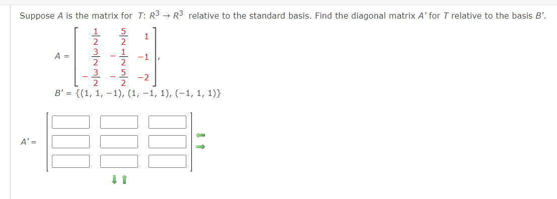 Solved 2 Suppose A is the matrix for T: R3 R3 relative to | Chegg.com