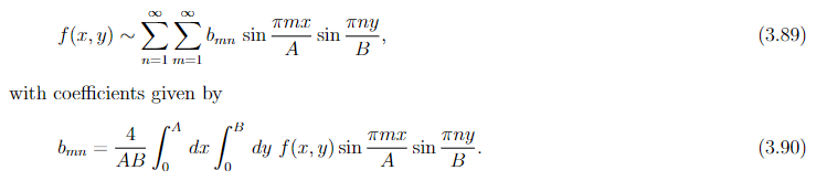Solved Problem 3.8e. Using (3.89), (3.90), compute the 2D | Chegg.com