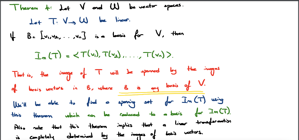 Solved Theorem ti let v and w be vector spaces. Let T V W be | Chegg.com