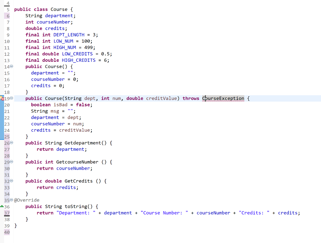 Solved PLEASE HELP >> QUESTION / MY CODE THUS FAR Create | Chegg.com