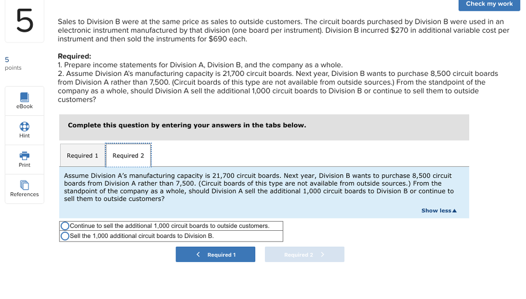 Solved Chapter 11 Problems Saved Help Save & Exit Sbmit | Chegg.com