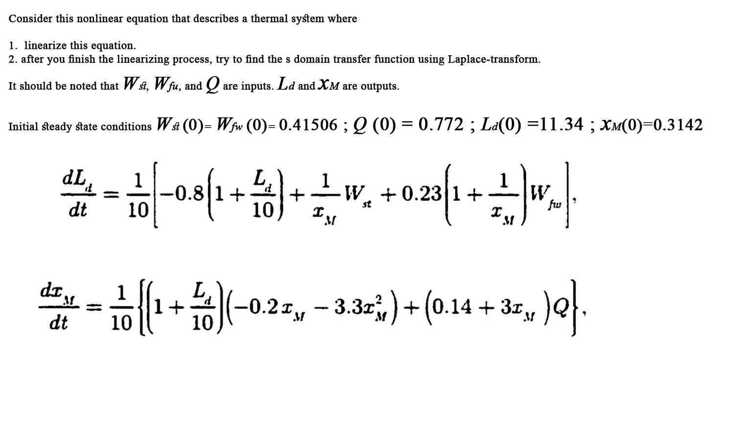 Solved Find the right transfer function in the s domain | Chegg.com