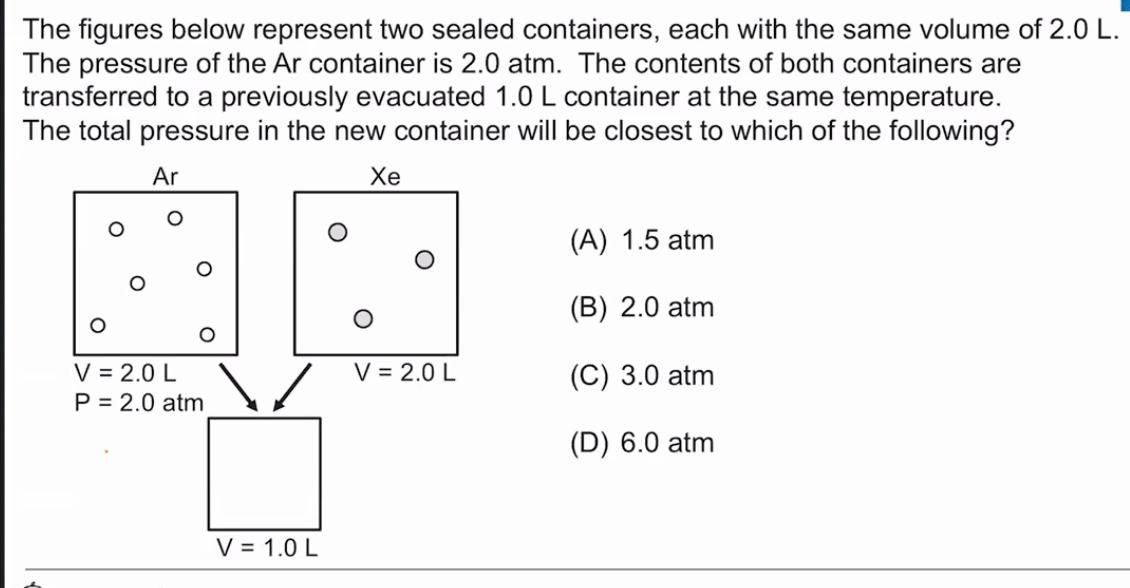 Solved The figures below represent two sealed containers, | Chegg.com