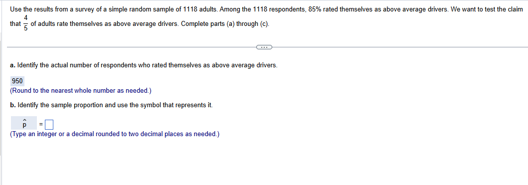 Solved Use the results from a survey of a simple random | Chegg.com
