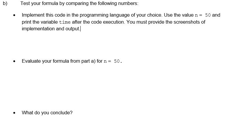 Solved For Q1 use the following formulas as necessary: | Chegg.com