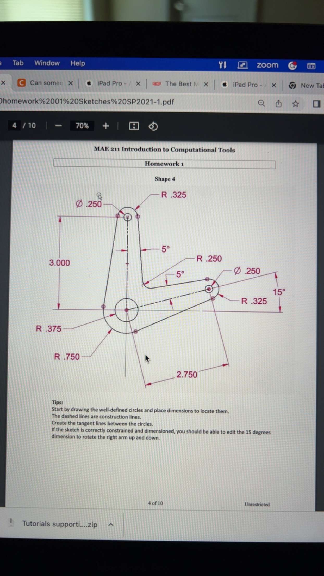 Solved MAE 211 Introduction to Computational Tools Homework | Chegg.com
