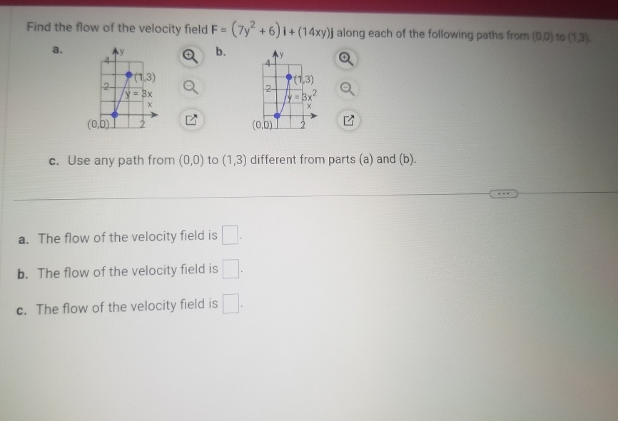 Solved Find the flow of the velocity field | Chegg.com
