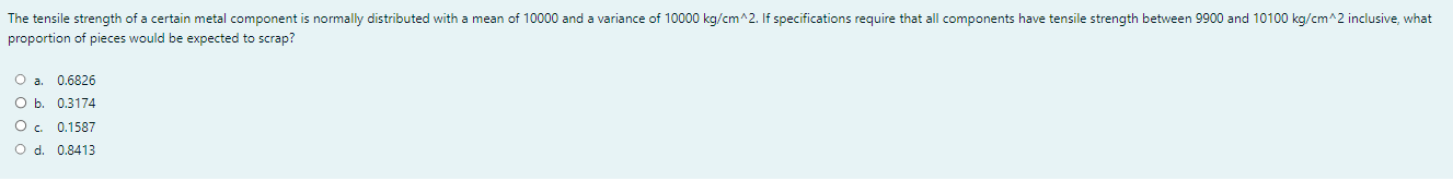 Solved proportion of pieces would be expected to scrap? a. | Chegg.com
