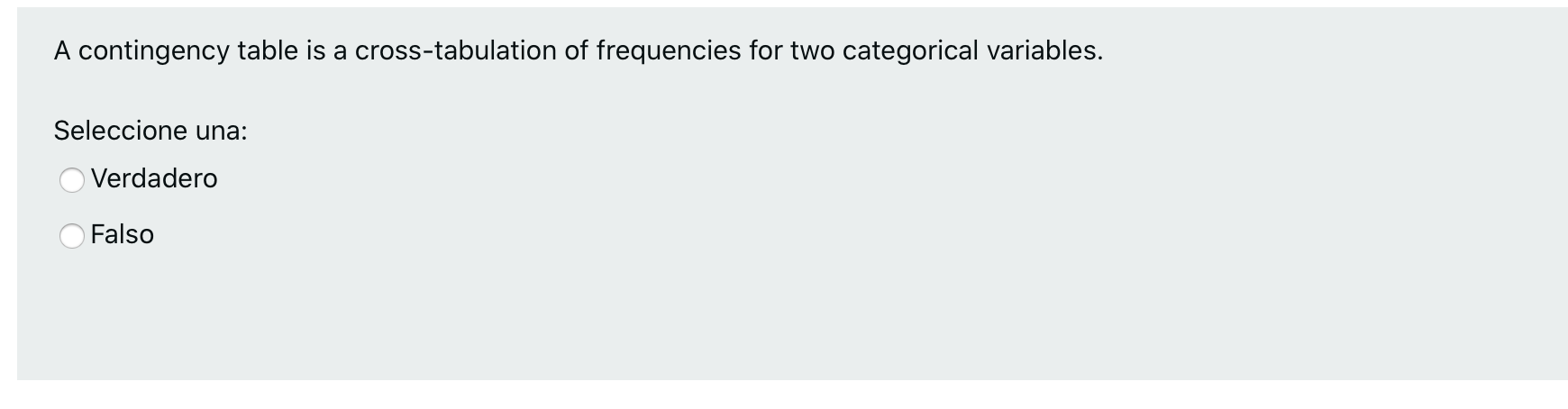 Solved A contingency table is a cross-tabulation of | Chegg.com