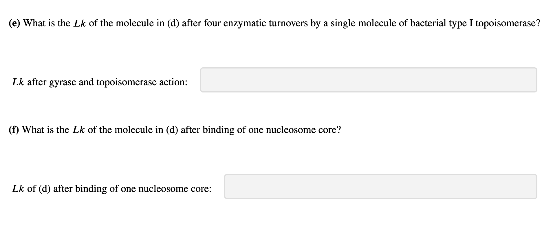 Solved To calculate the linking number (Lk), assume that DNA | Chegg.com