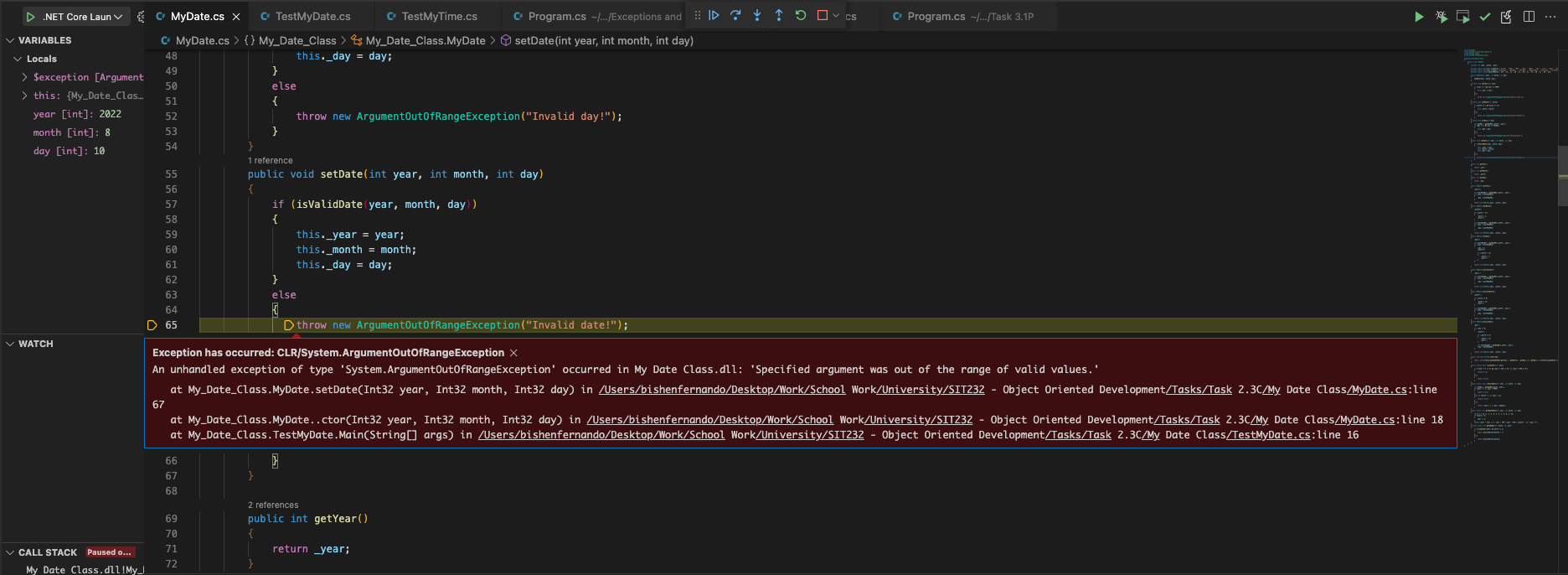 Solved Hi! I have written a C# program code and I'm not | Chegg.com