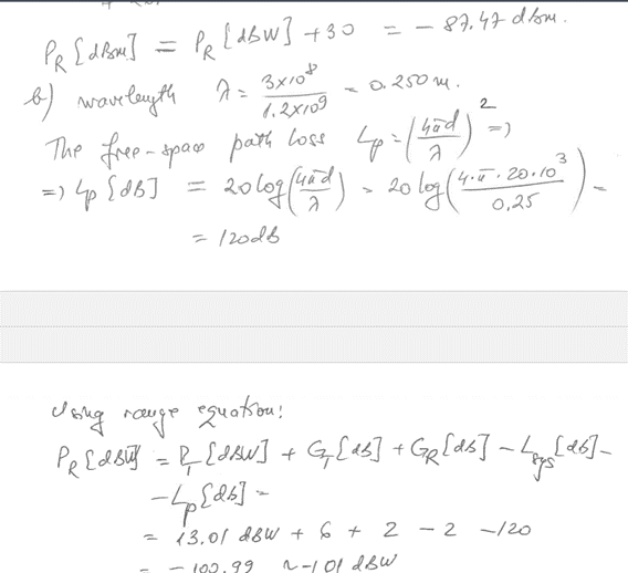 Solved Problem 6 (20pts.): In a wireless system a base | Chegg.com