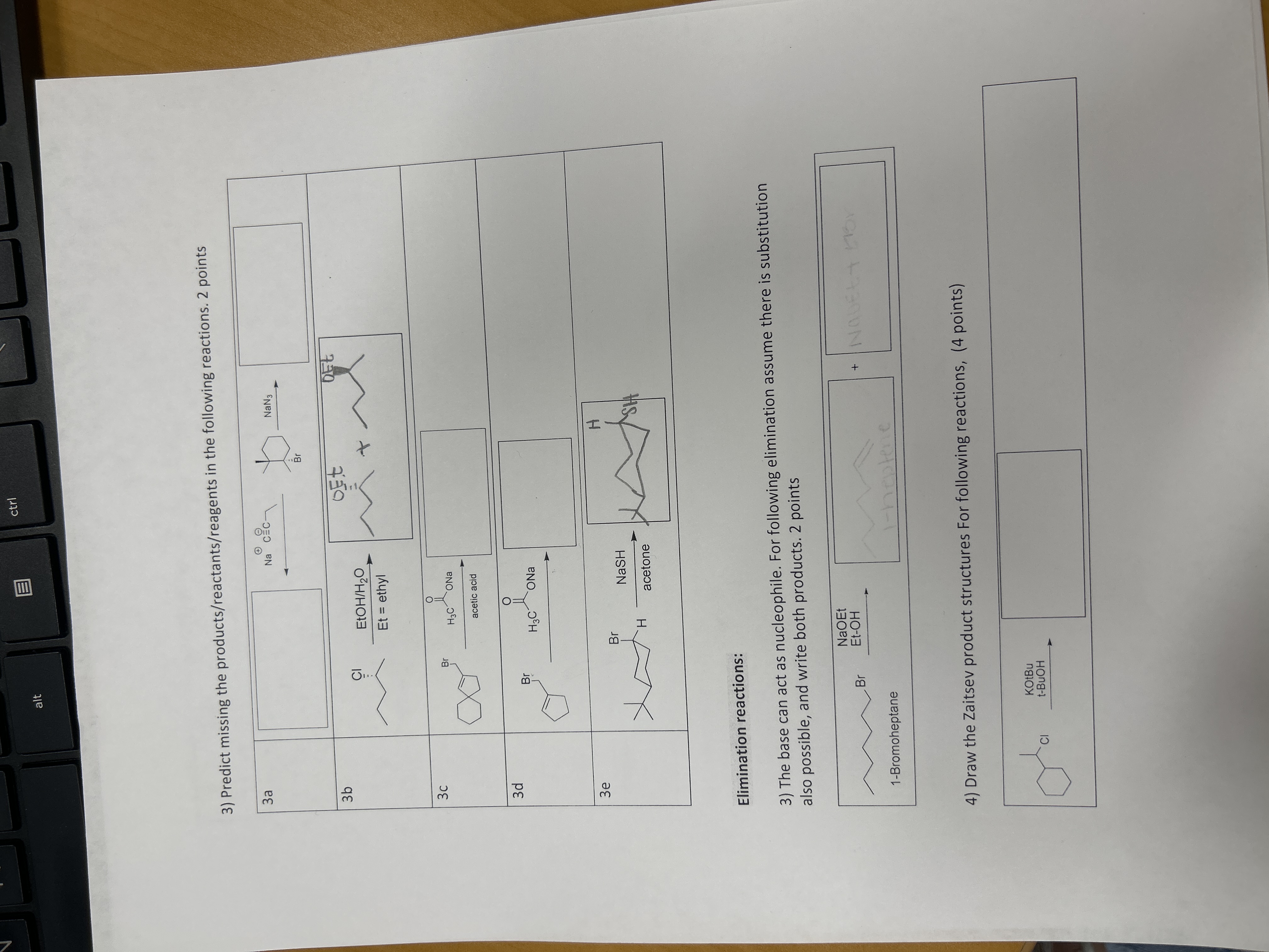 Solved Elimination reactions:3) ﻿The base can act as | Chegg.com