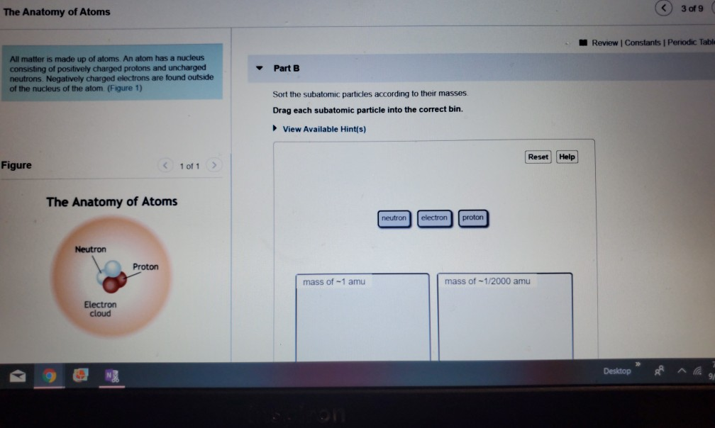 Solved Review | Constants All matter is made up of atoms An | Chegg.com