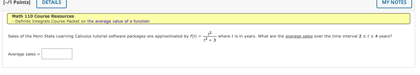 Solved of the Penn State Learning Calculus tutorial software | Chegg.com