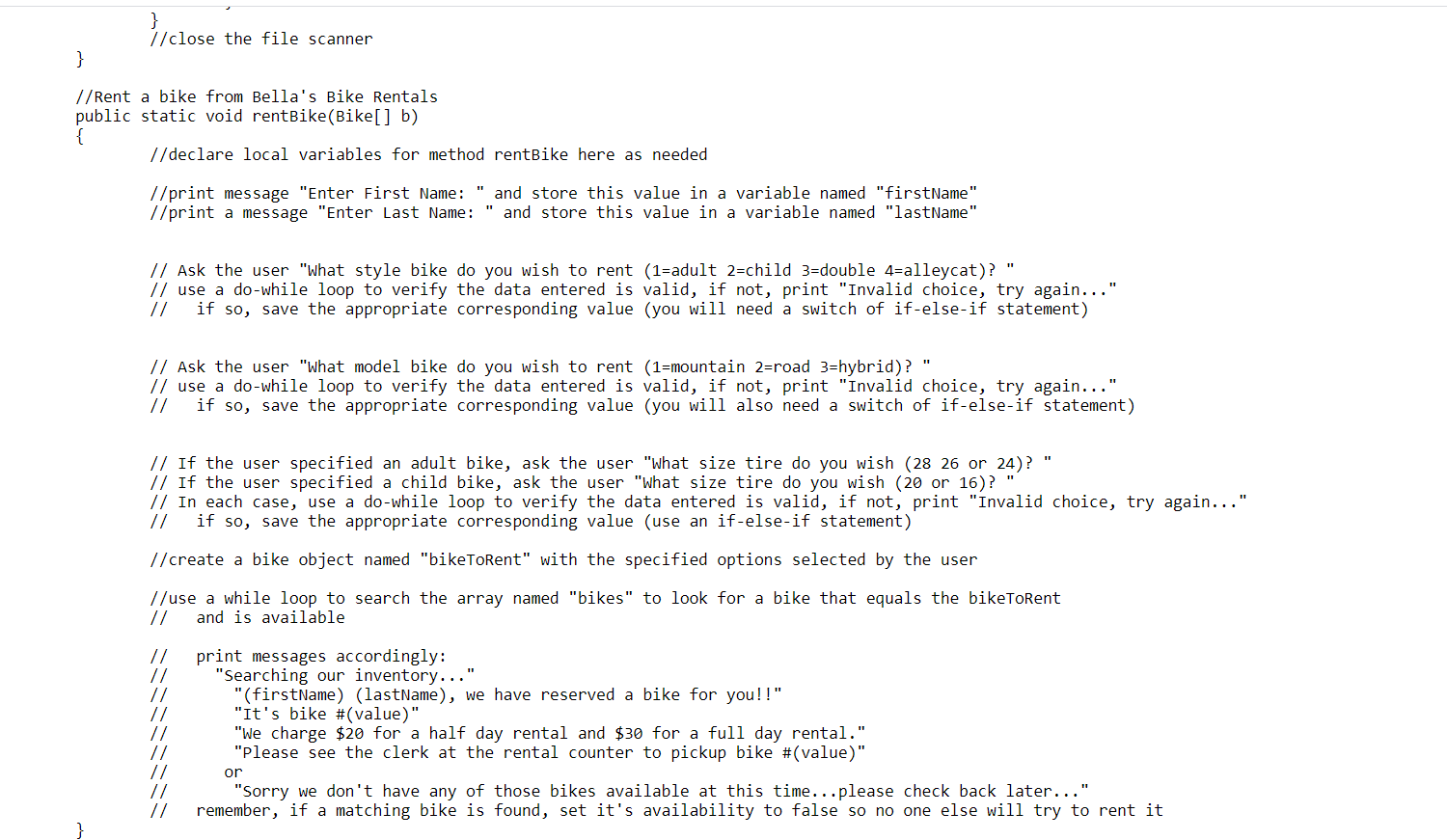 Solved import java.util.Scanner; // Needed for the Scanner | Chegg.com