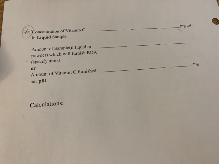Sample Mass Of Ascorbic Acid Sample 02 00 00a005