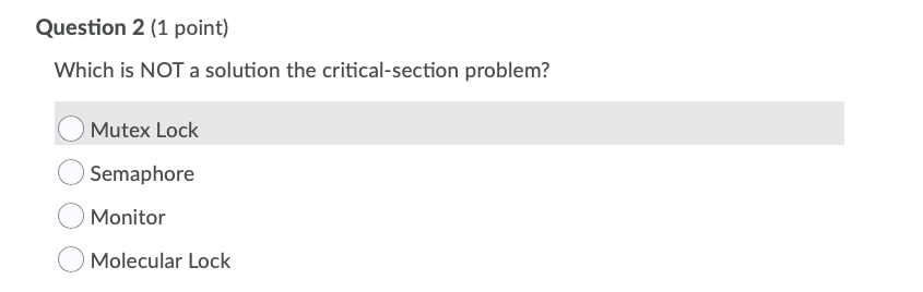Solved Operating System Answer Must Be Correct Wrong 