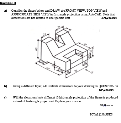 Solved Question 3 a) Consider the figure below and DRAW the | Chegg.com