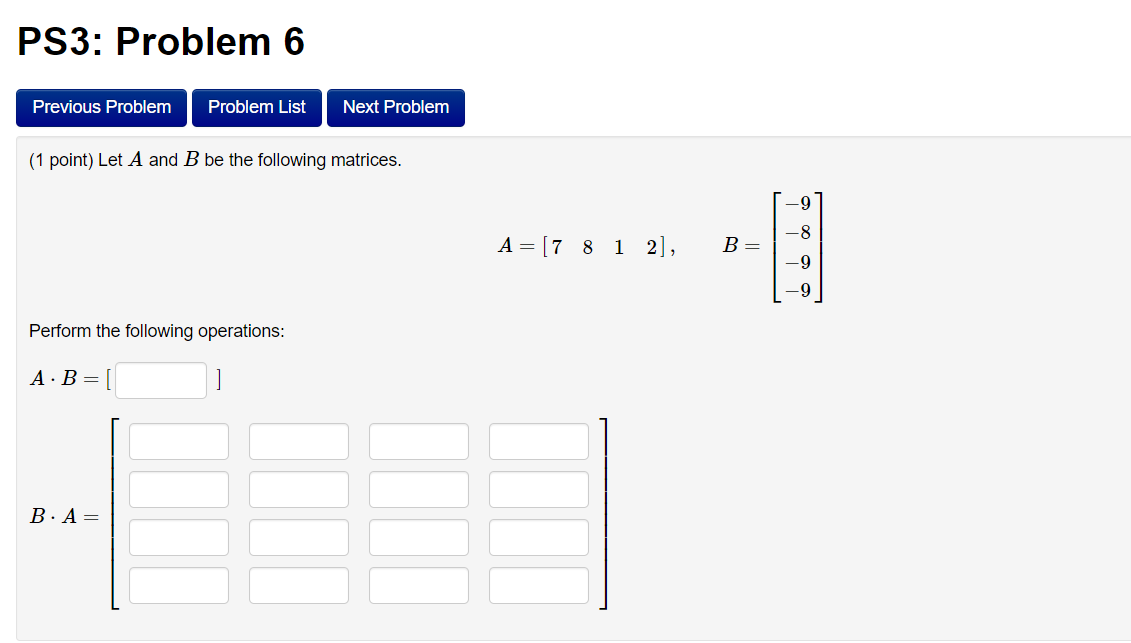 Solved PS3: Problem 6 Previous Problem Problem List Next | Chegg.com