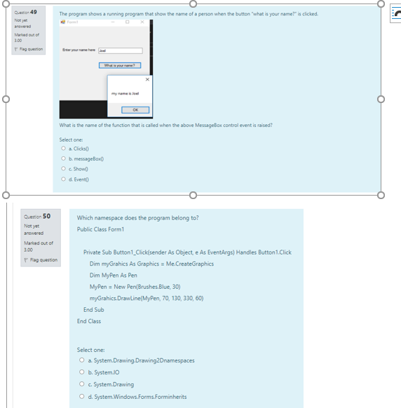 Solved The program shows a running program that show the | Chegg.com
