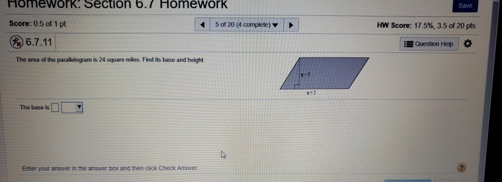 Solved Homework Section 6 7 Homework Save Score 0 5 Of 1